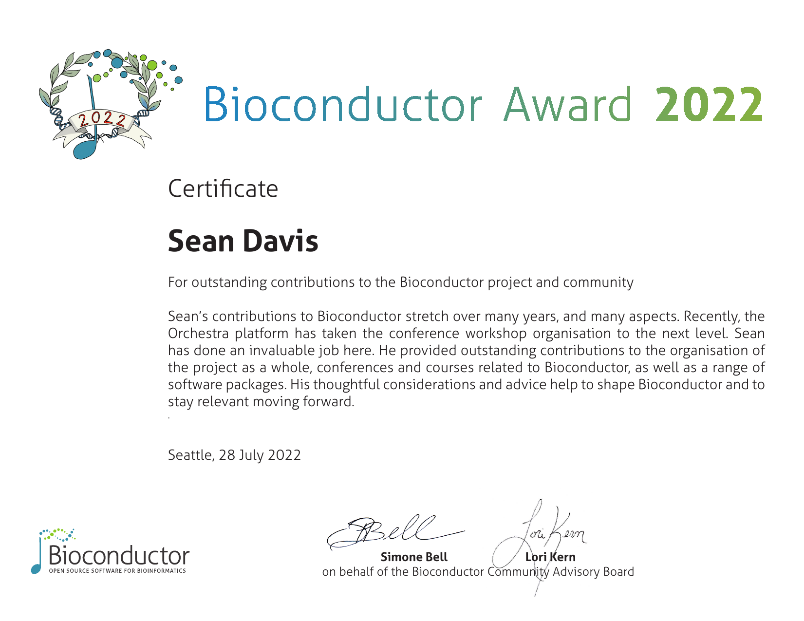 Bioconductor - BiocAwards